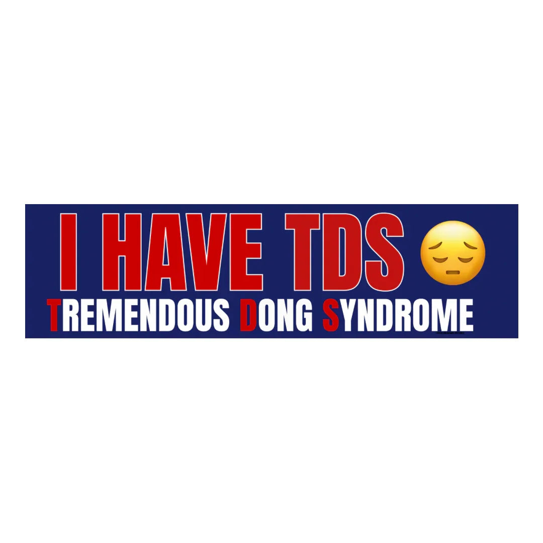 TDS Trump Sticker – Tremendous Dong Syndrome Funny Vinyl Decal – Frog ...