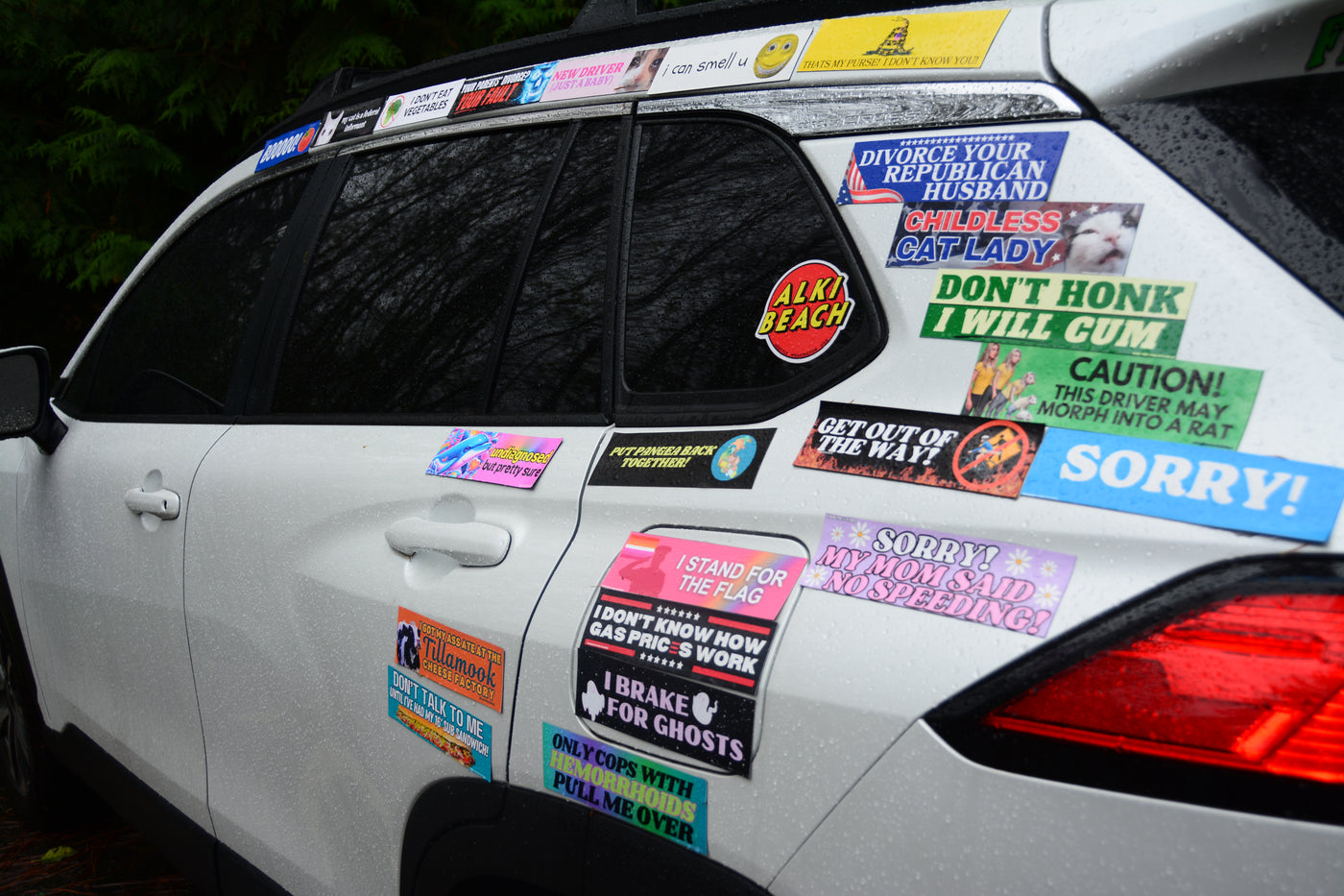 Frog Mustard Stickers | Unhinged Vinyl Bumper Stickers & Magnets