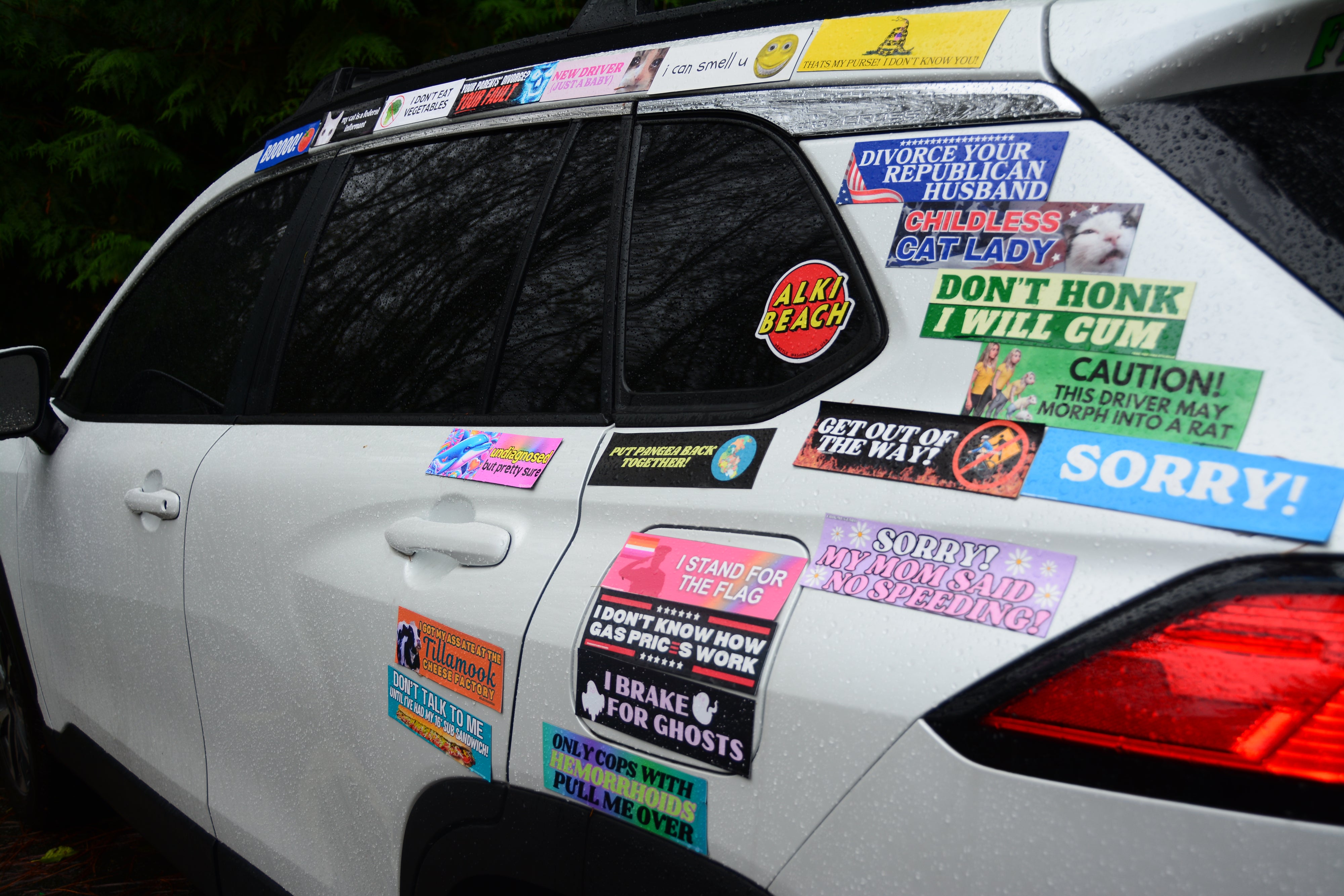 Frog Mustard Stickers | Unhinged Vinyl Bumper Stickers & Magnets